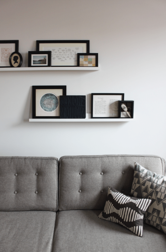 How To Install Picture Ledges | SCISSORS & SAGE