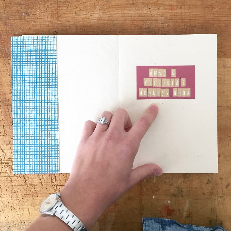 DIY Address Book | SCISSORS & SAGE